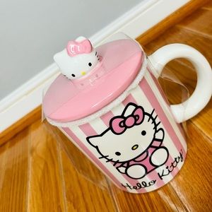 Hello Kitty | Dining | New Hello Kitty Pink Mug With Lid | Poshmark